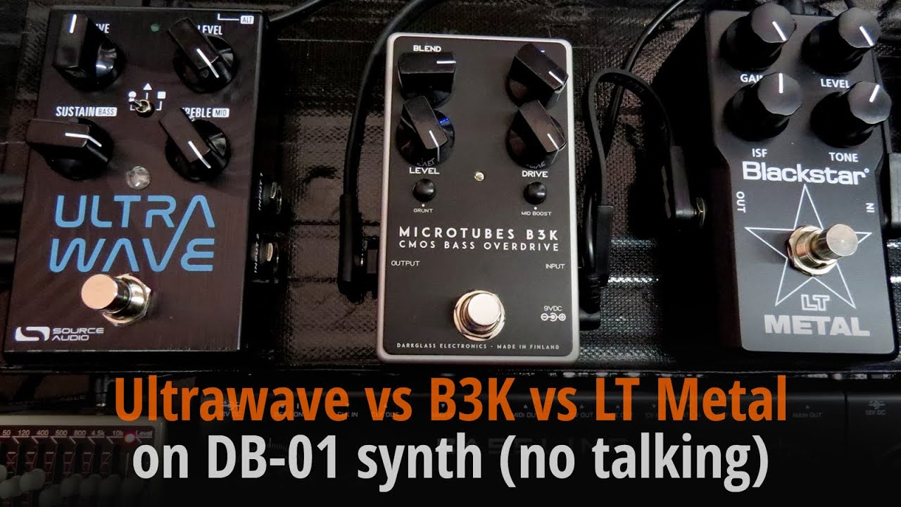 Ultrawave vs B3K vs LT Metal on DB-01 synth (no talking) - YouTube