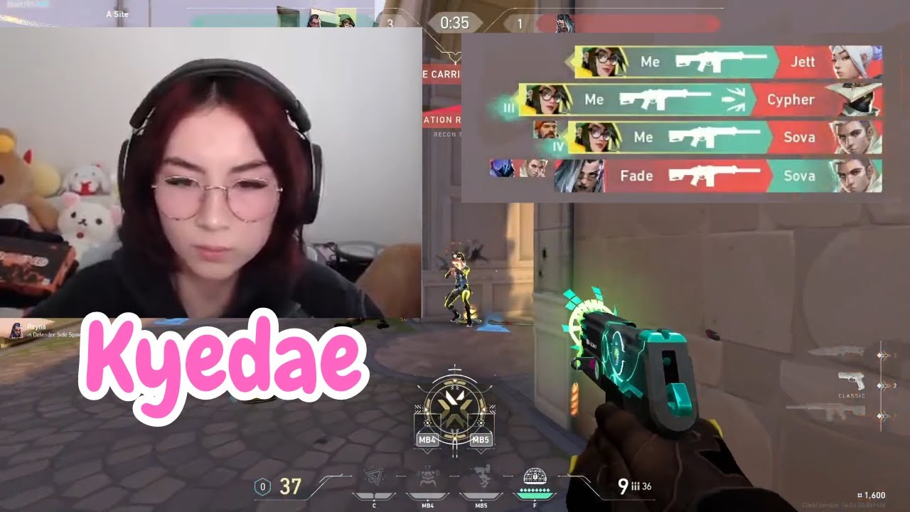 Kyedae started to play like the GOAT - YouTube