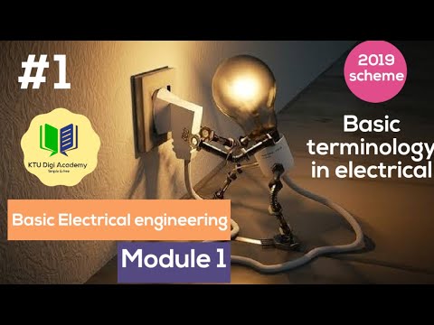 KTU S1/S2 Basic electrical engineering module 1 #1|basic terminology in ...