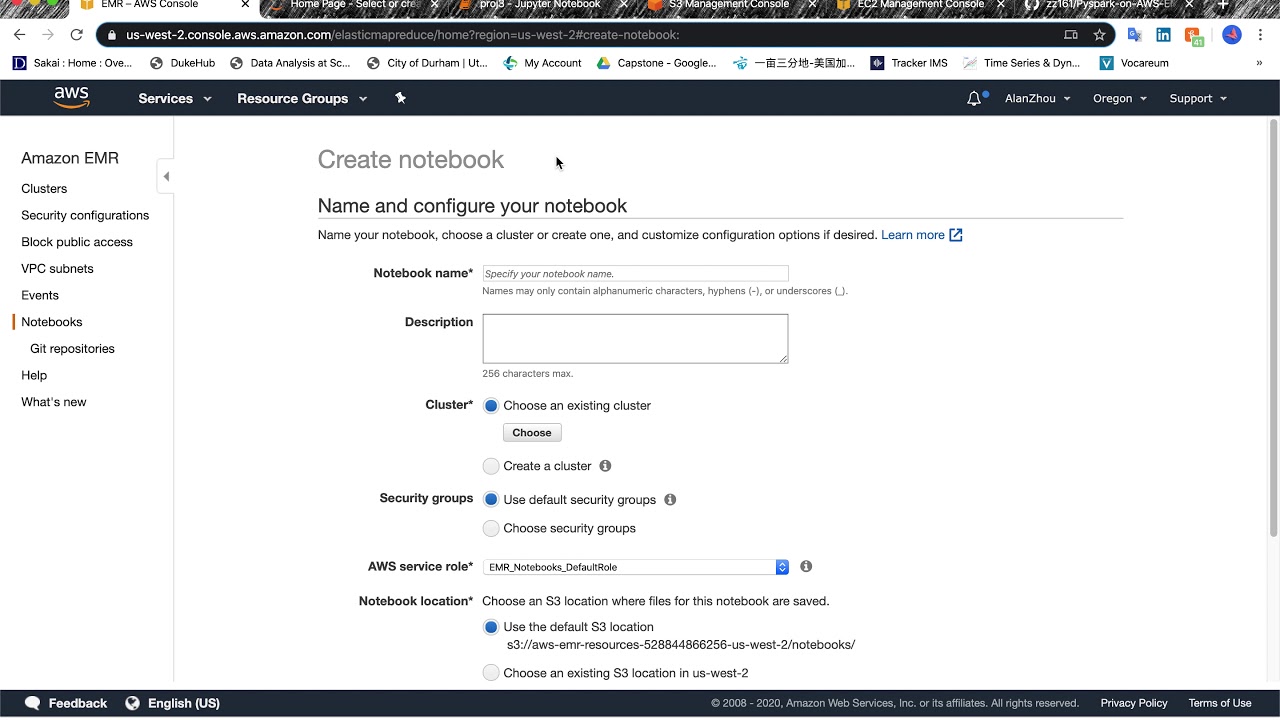 Pyspark On Aws Emr Youtube