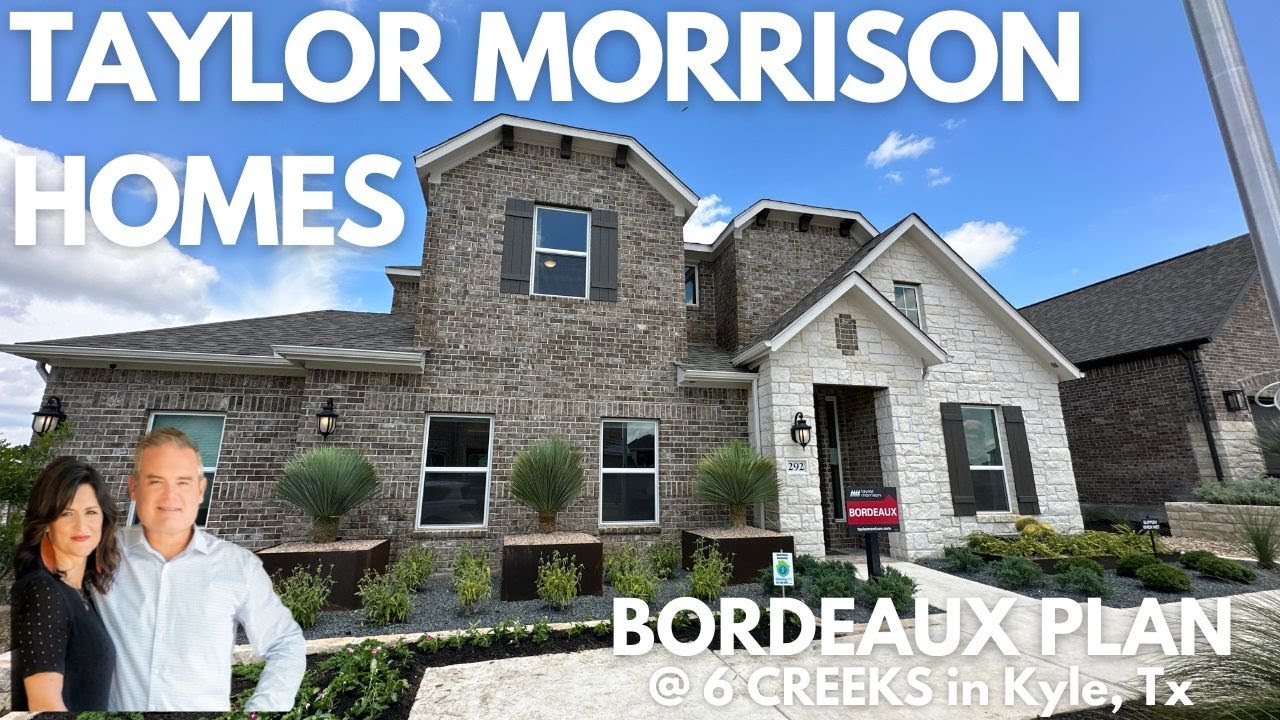 Taylor Morrison Bordeaux Model at 6 Creeks in Kyle, Texas. - YouTube