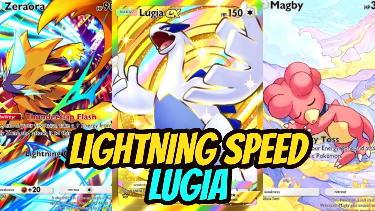 TOO FAST! This Lugia EX Deck Just Fills Energies With The Speed Of ...
