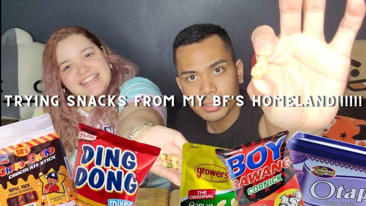 Trying Snacks From My BF's Homeland! | Saipan Snack Haul~ - YouTube