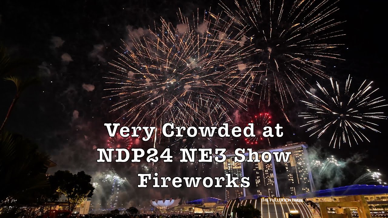 NDP24 NE3 show Fireworks (13 July 2024) #singapore #ndp24 #fireworks # ...