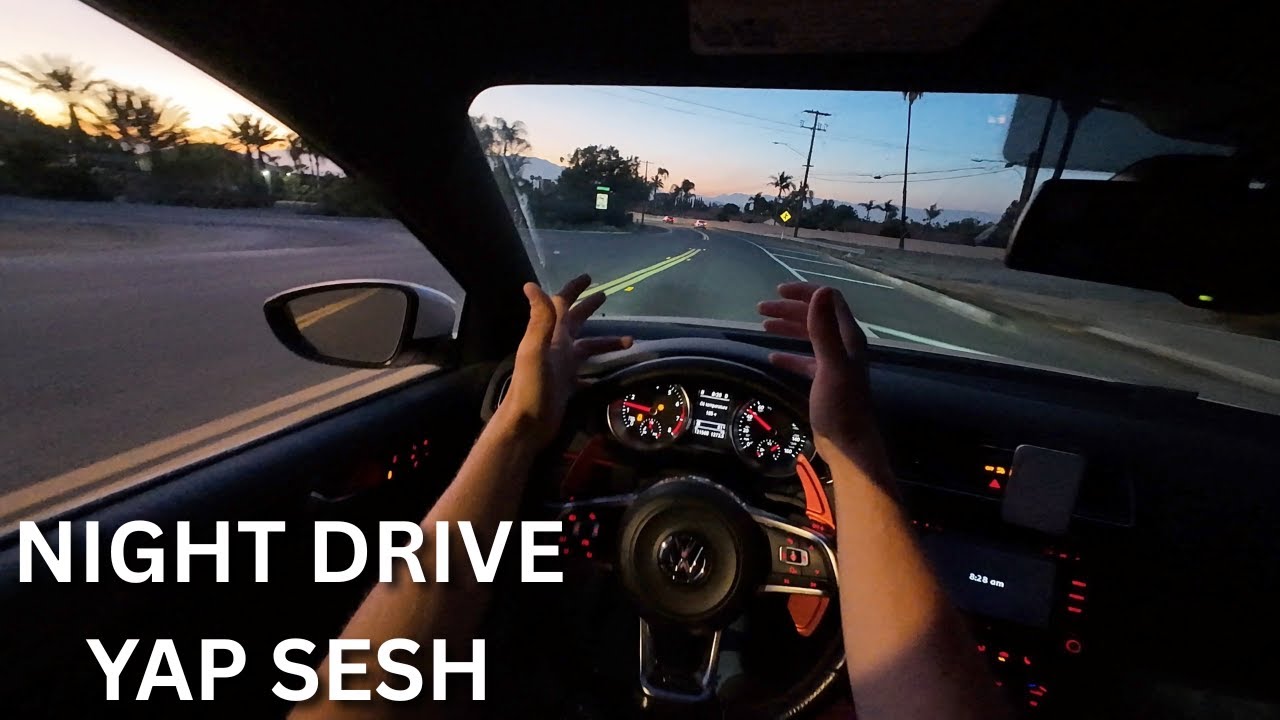 POV Drive Around With Me While The Sun Sets - YouTube