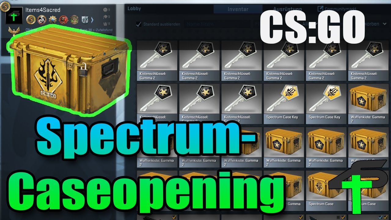 Spectrum Cases + Tradeup | Case Opening | Items4Sacred [GER] - YouTube