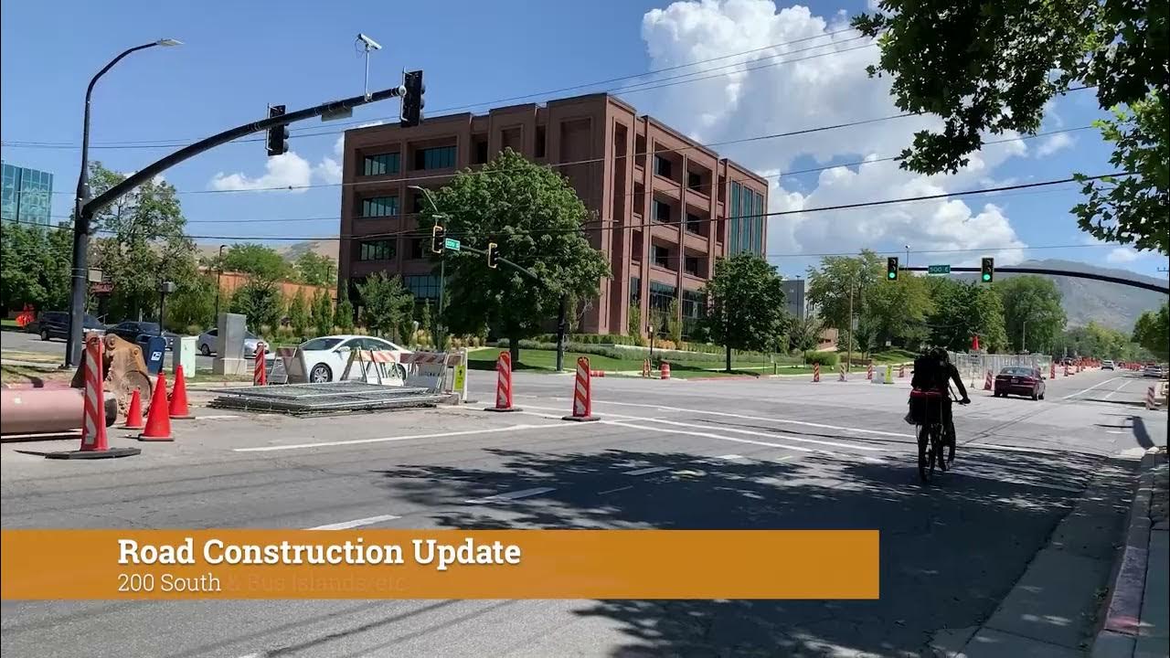 Salt Lake City Road Construction Update - October 24, 2022 - YouTube
