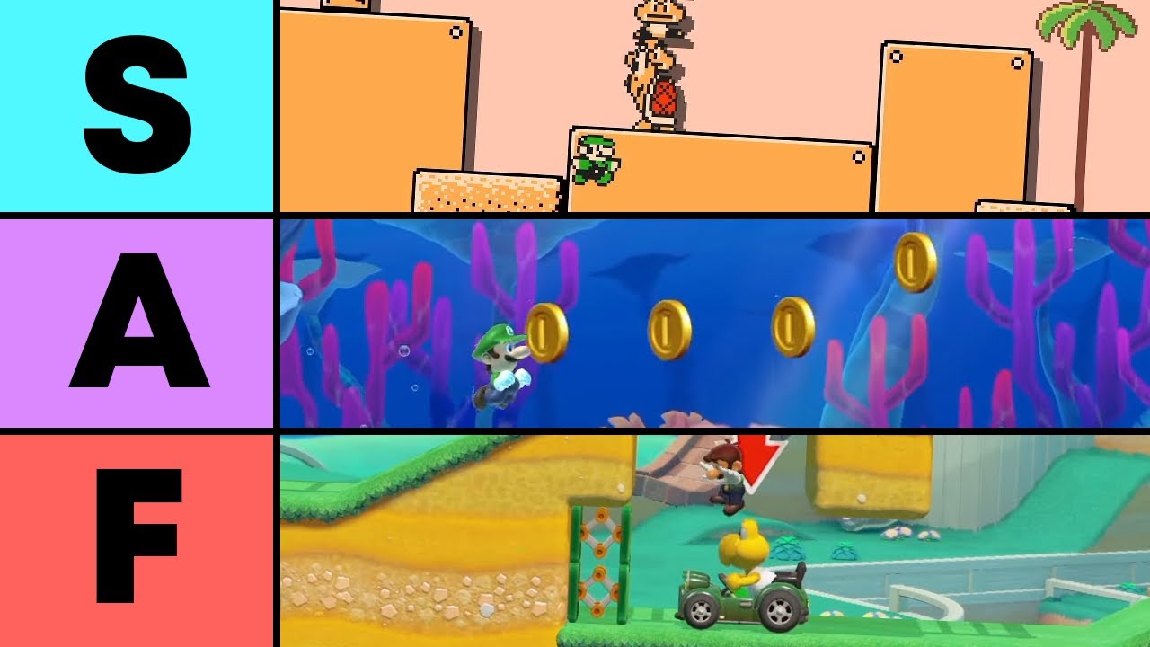 I ranked every template level in Super Mario Maker 2 so you don't have ...