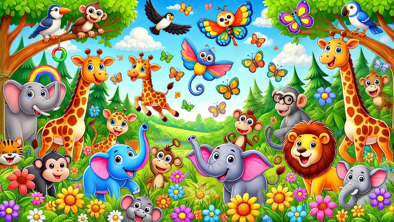 Animals animals everywhere - Kids Song - YouTube