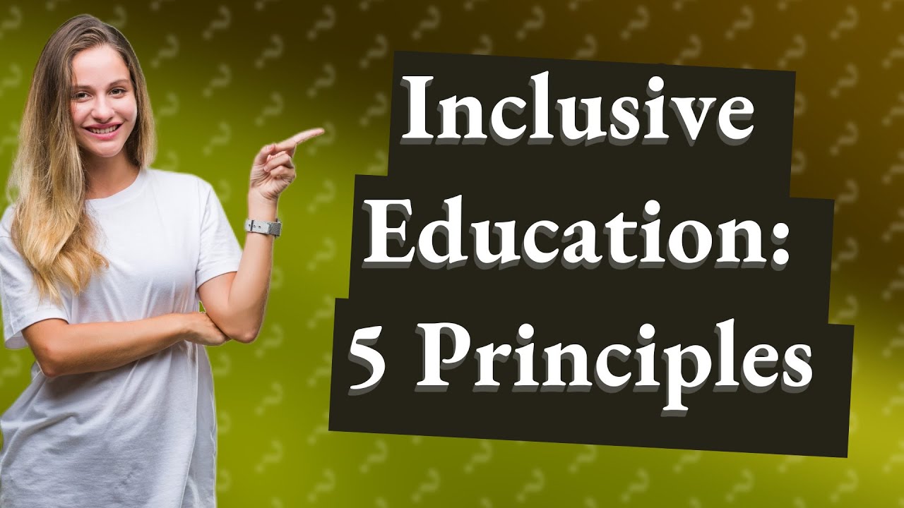 How Can I Implement Inclusive Education Principles? - YouTube