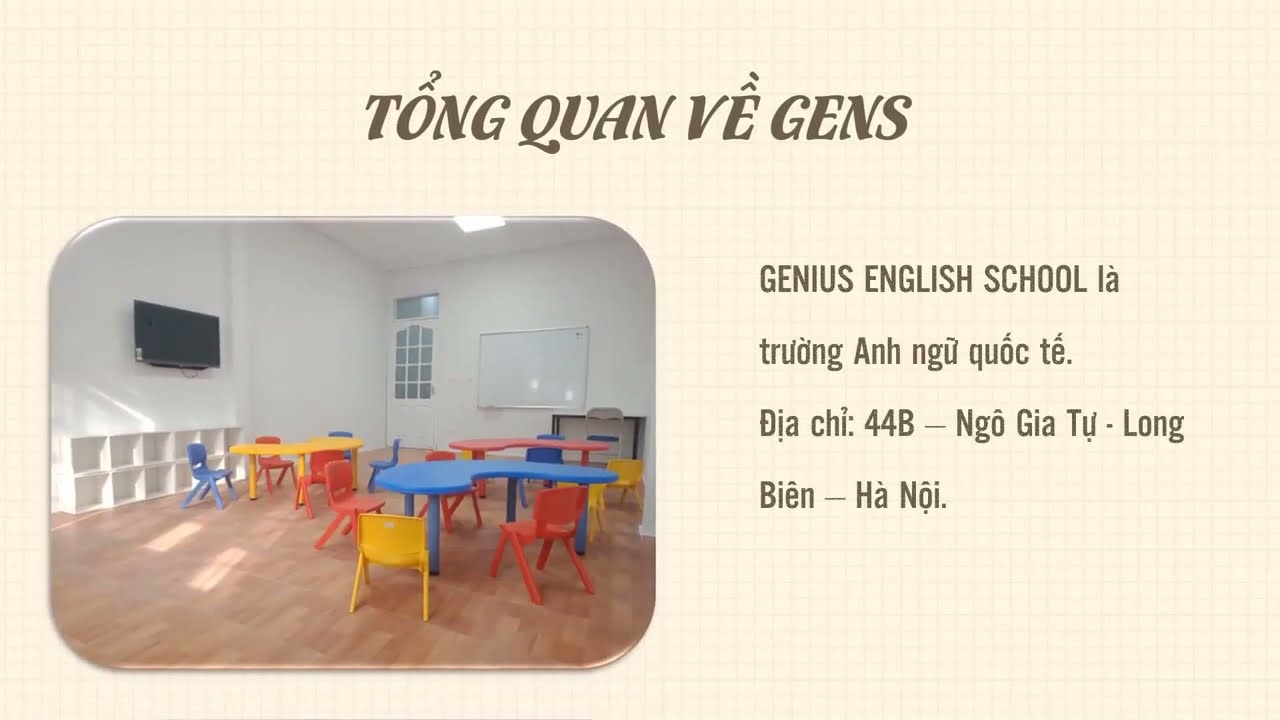 Trung Tâm Anh Ngữ Genius (Genius English School) - Long Biên - YouTube
