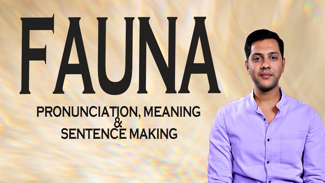 Fauna - Meaning & Pronunciation Word World Audio Video Dictionary - YouTube