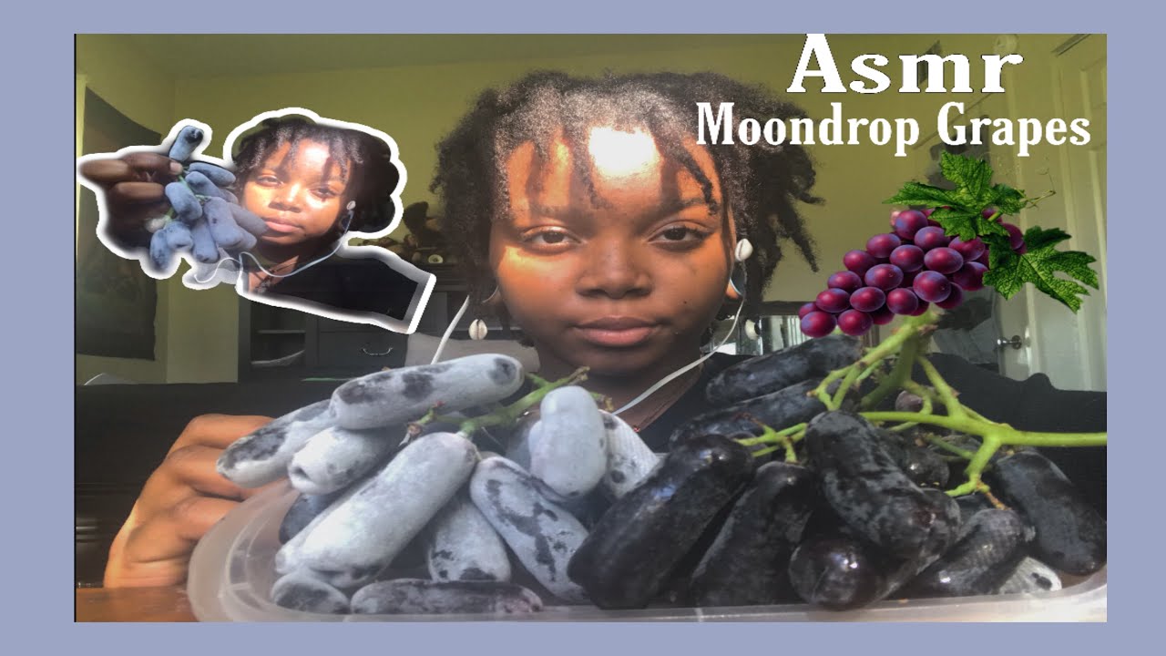 ASMR eating moondrop/witch finger grapes🍇 - YouTube