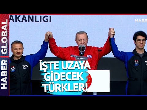 Uzaya Gidecek Türkler Belli Oldu! Erdoğan TEKNOFEST'te Açıkladı