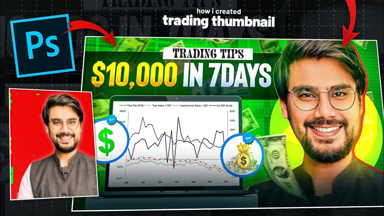 How to Make Trading Thumbnail in Mobile🔥 | Mobile se Trading & Money ...