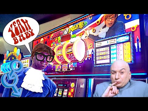 WON THE AUSTIN POWERS FRUIT MACHINE TOP FEATURE!! UK SLOTS - YouTube