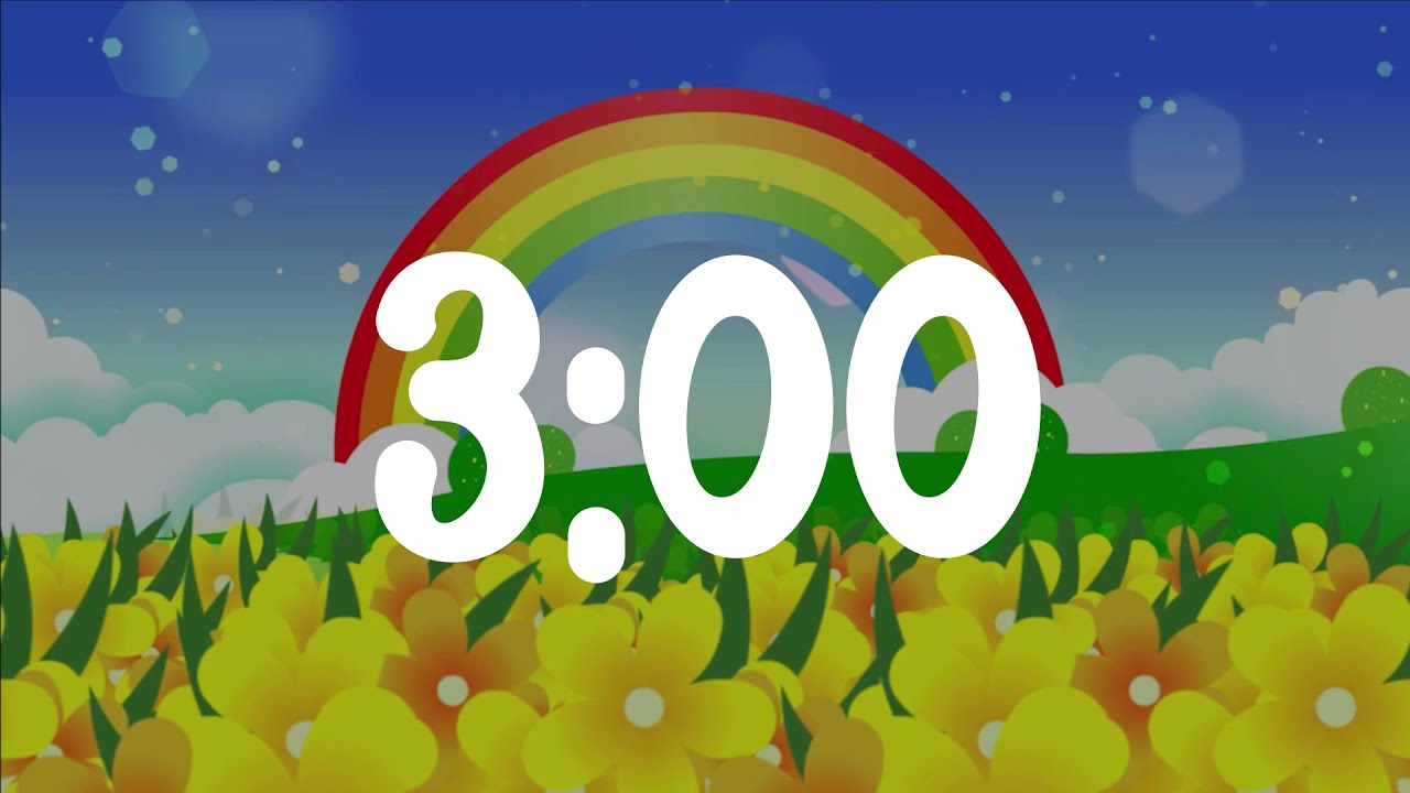 3 Minute Timer For Kids - YouTube