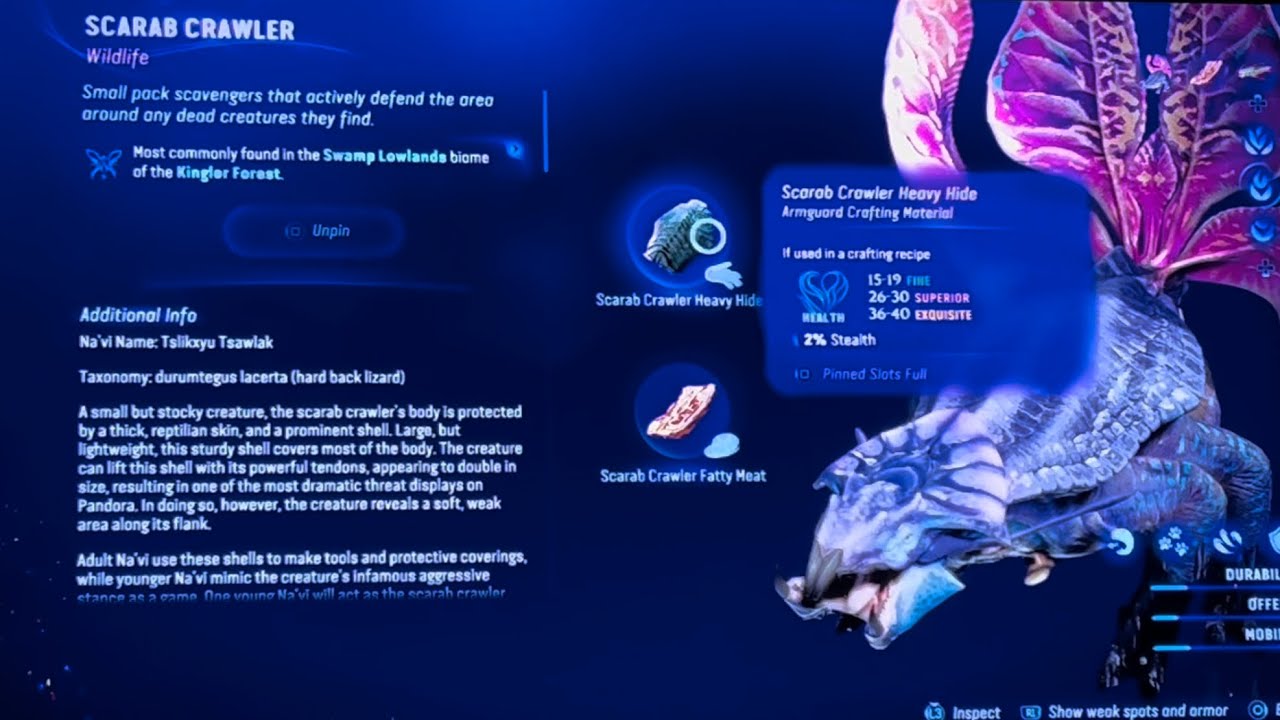 Exquisite Scarab Crawler Fatty Meat & Hexapede for Reluns Soup Avatar ...