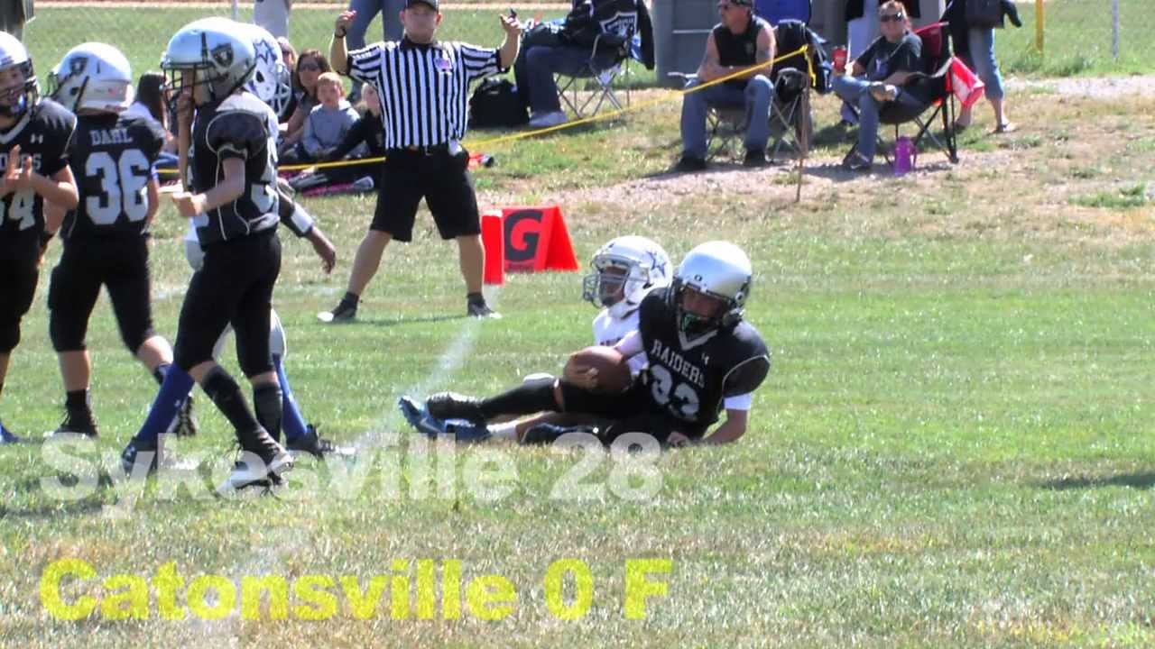 Catonsville Stars vs Sykesville Raiders 9-11 Football 2013 HD ...