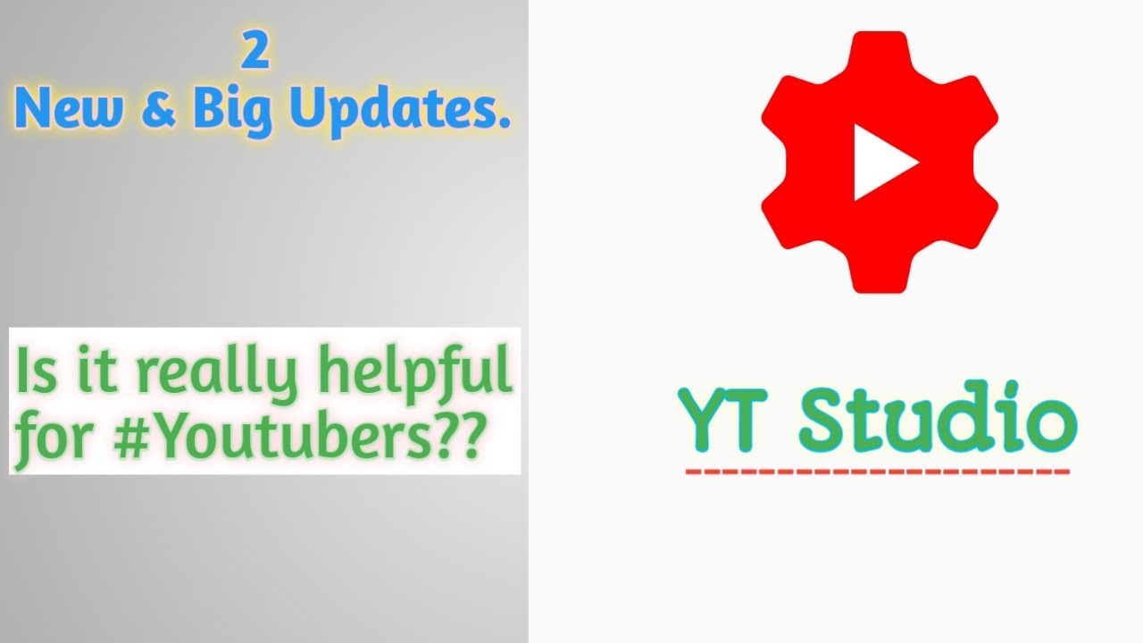 YT Studio Mobile App Latest Update in August 2019. || How It Really ...