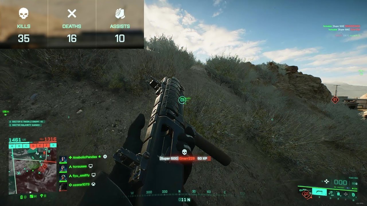 Battlefield 2042 Conquest 35-16, GOL Sniper Magnum & Super 500 Gameplay ...