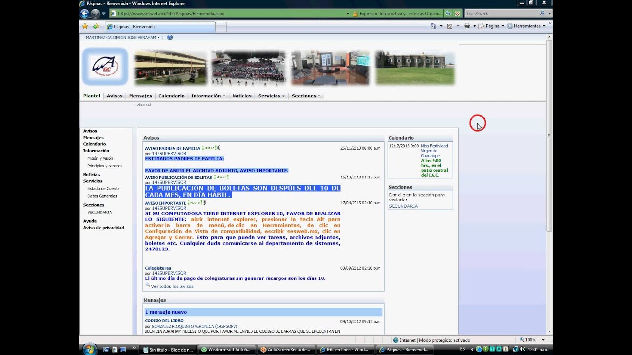 ENTRAR A SESWEB Y VER BOLETAS - YouTube