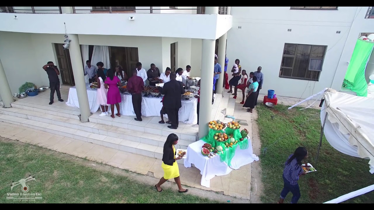 My DBA graduation party - drone view - YouTube