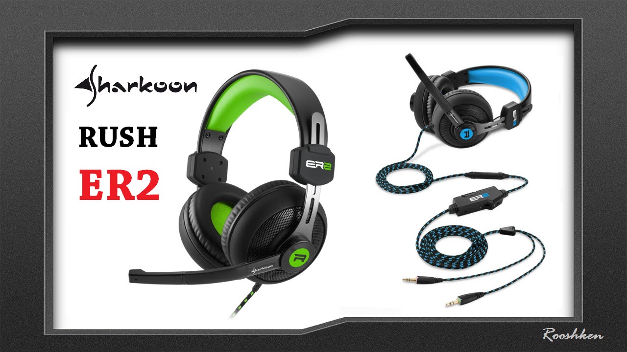Sharkoon RUSH ER2 - Rzut oka na nową wersję znanego headsetu - YouTube