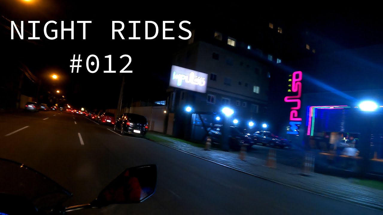Silent Night Rides in Brazilian Cities | 4K Urban Motorcycle Tour #012 ...