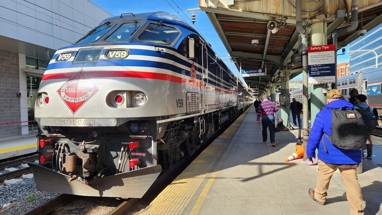 [4K] – Full Ride – Virginia Railway Express's Manassas Line ...
