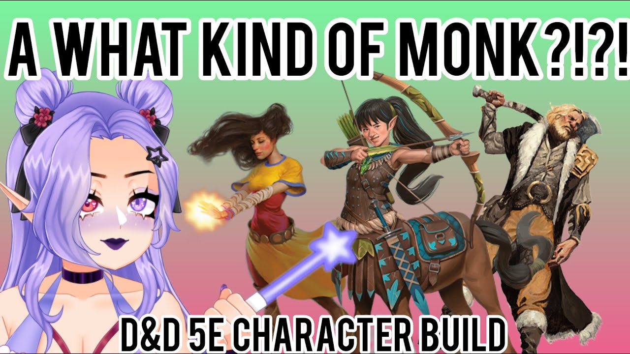 Many Limbed Monk Character Builds for D&D 5e - YouTube