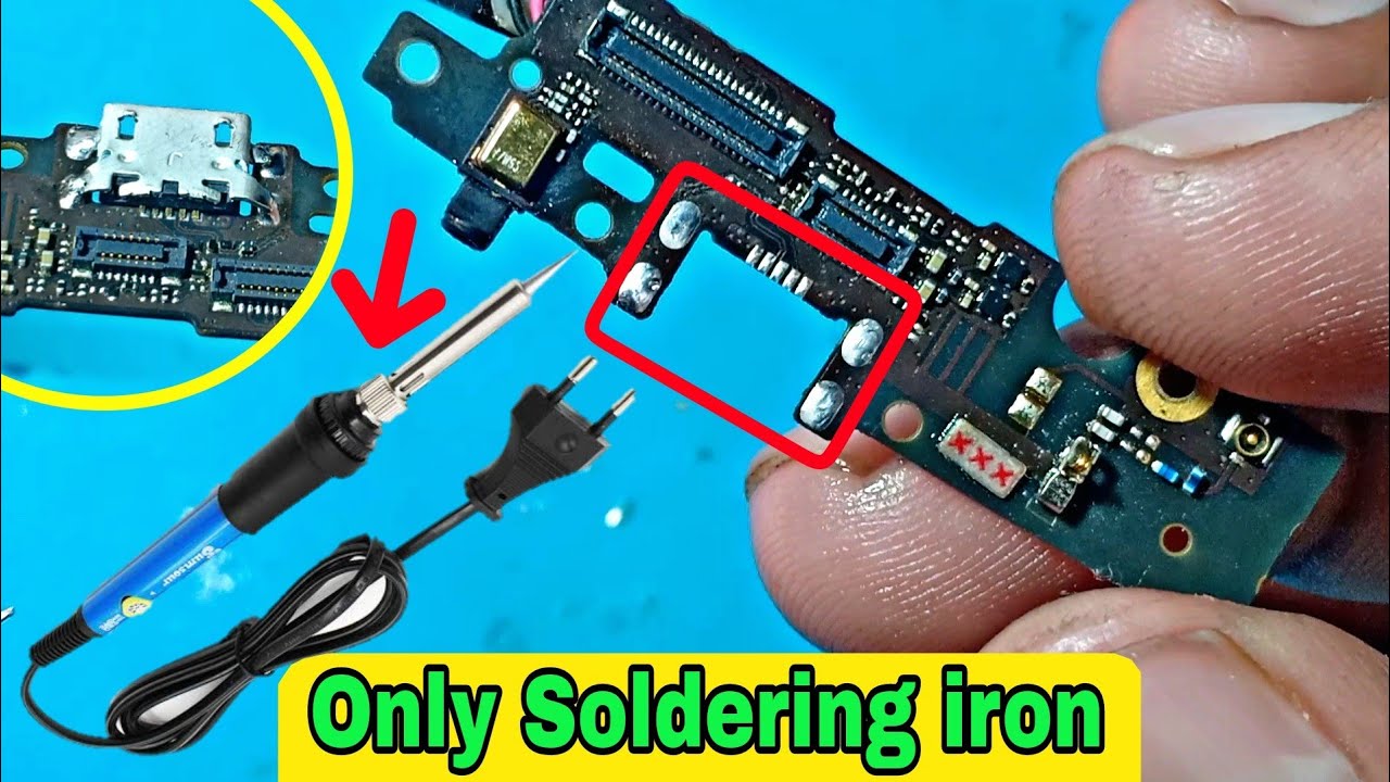 Charging pin repair || Charging port replacement || Charging port ...