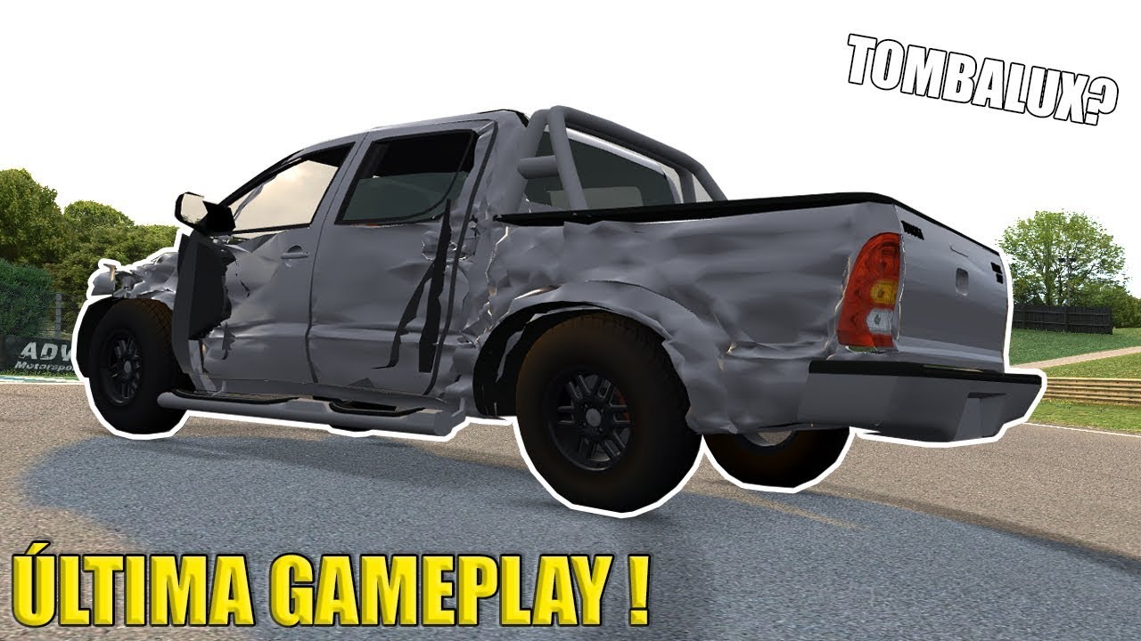 HILUX NO TESTE DE ESTABILIDADE NO LFS (TOMBALUX CAPOTOU?) - ÚLTIMA ...