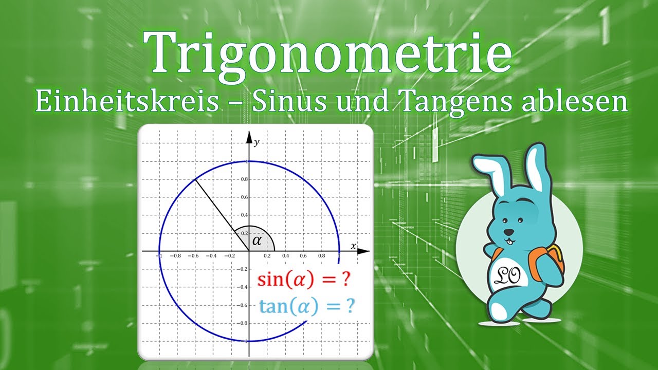Einheitskreis - Sinus und Tangens ablesen (Trigonometrie) - YouTube