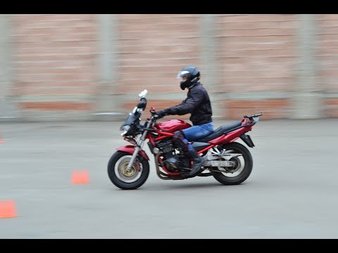 Gymkhana GP 2018 stage2 / Dmitriy Us/ Suzuki Bandit GSF1200S / heat 1