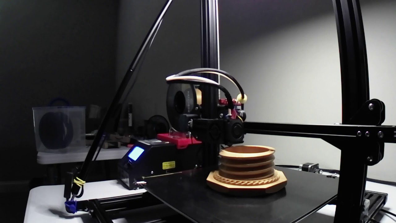 3D Printing Time Lapse- Adjustable Foot, Base - YouTube