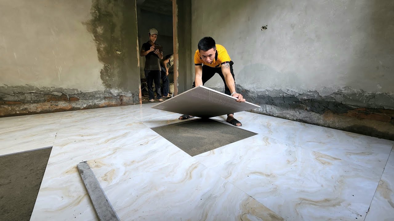 Professional, creative 18 square meter bedroom floor builder using 80 x ...