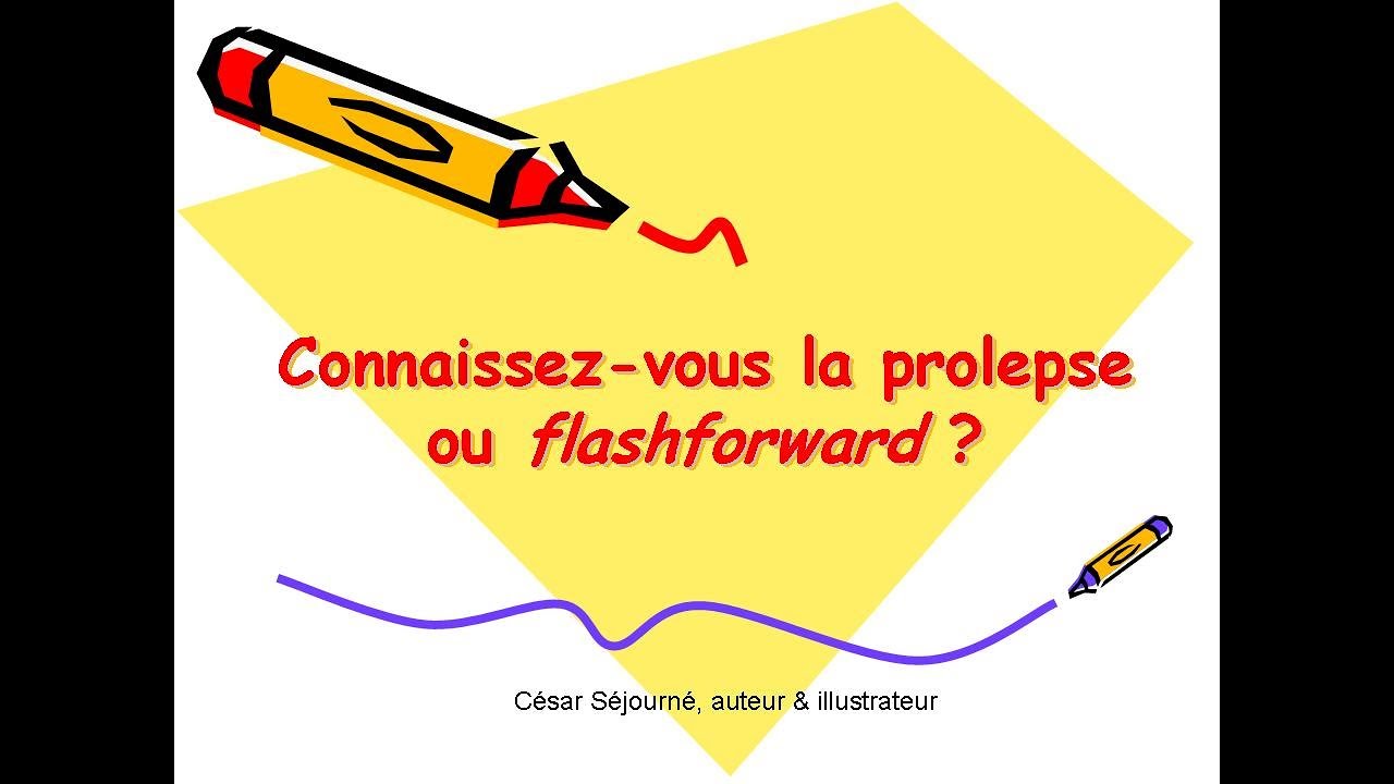 La prolepse ou flashforward, figure de style en narratologie - YouTube