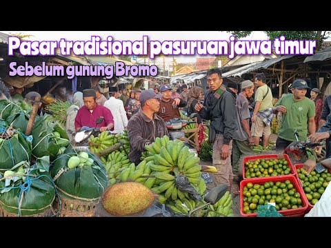 VLOG PASAR TRADISIONAL PASURUAN JAWA TIMUR || pasar buah pasrepan harga ...