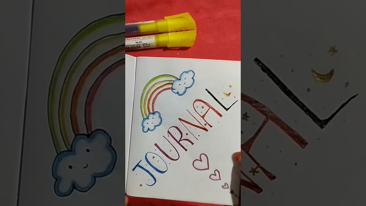 Design for the journal front page | #creativejournaling | #drawing | # ...