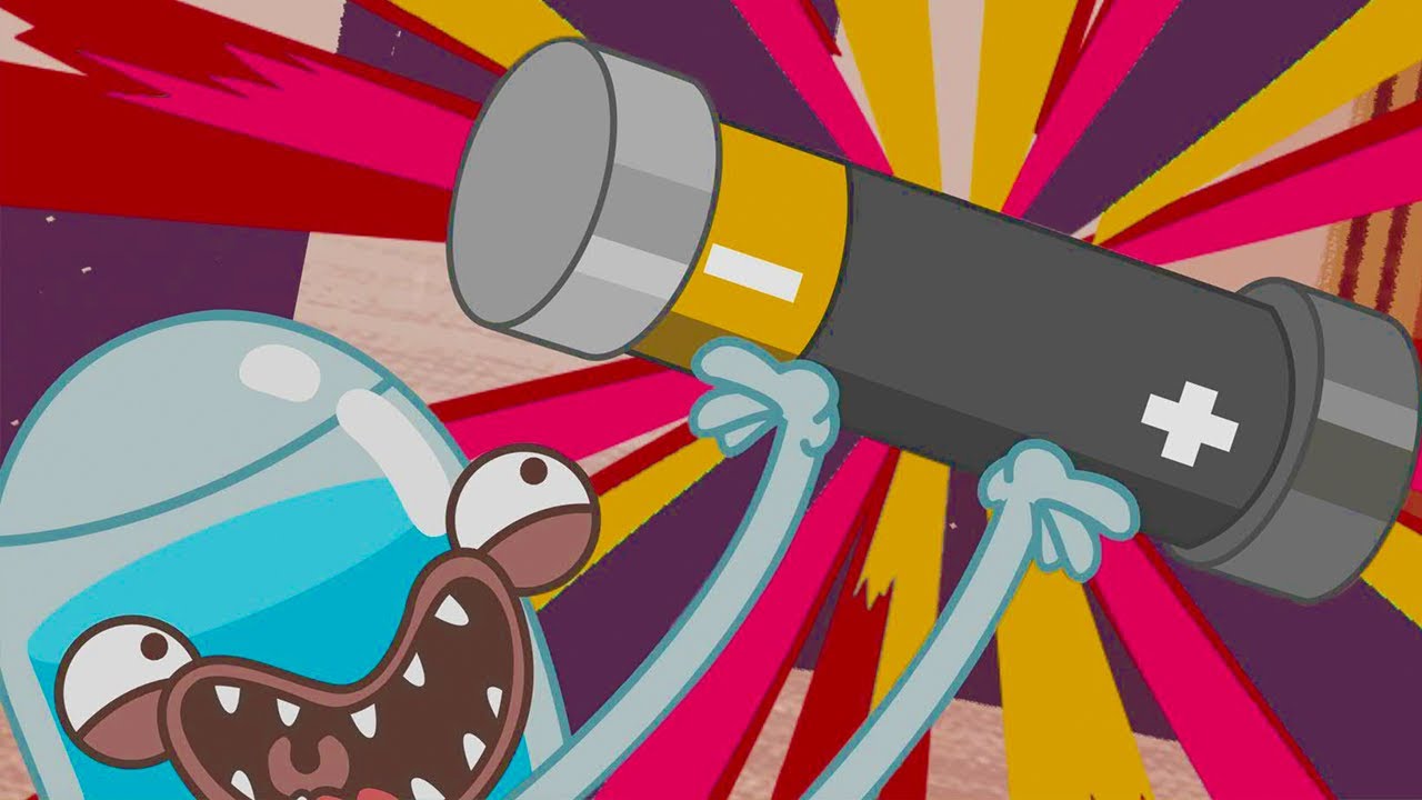 Super Battery Experiment | HYDRO and FLUID | Funny Cartoons for ...