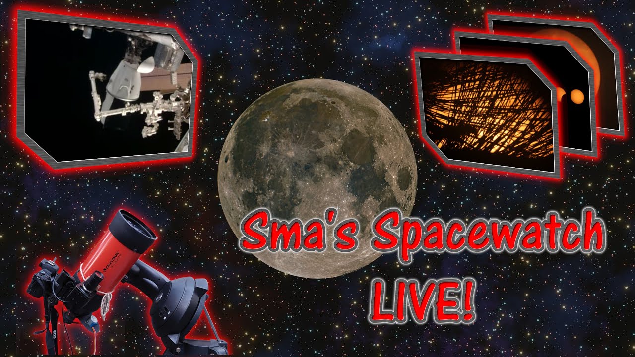 Sma's Spacewatch LIVE! Milton on the way! Astro photo Slideshow, ISS ...