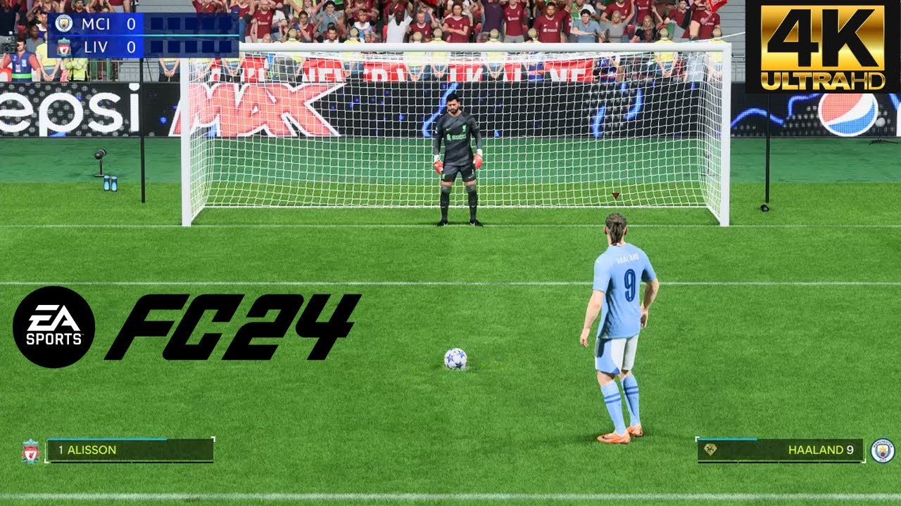 FIFA 24 Live | Man City VS Man United | Penalty Shootout | UEFA ...