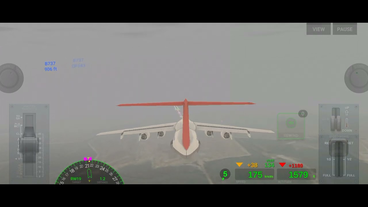 BAE System 146 Landing In Dense FoG - YouTube