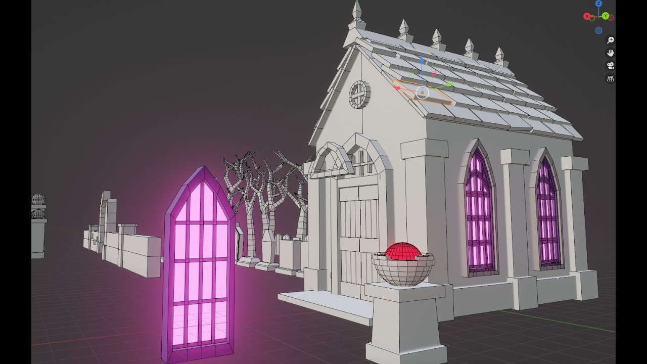 Blender Gothic Window FAST Method Part2 - YouTube