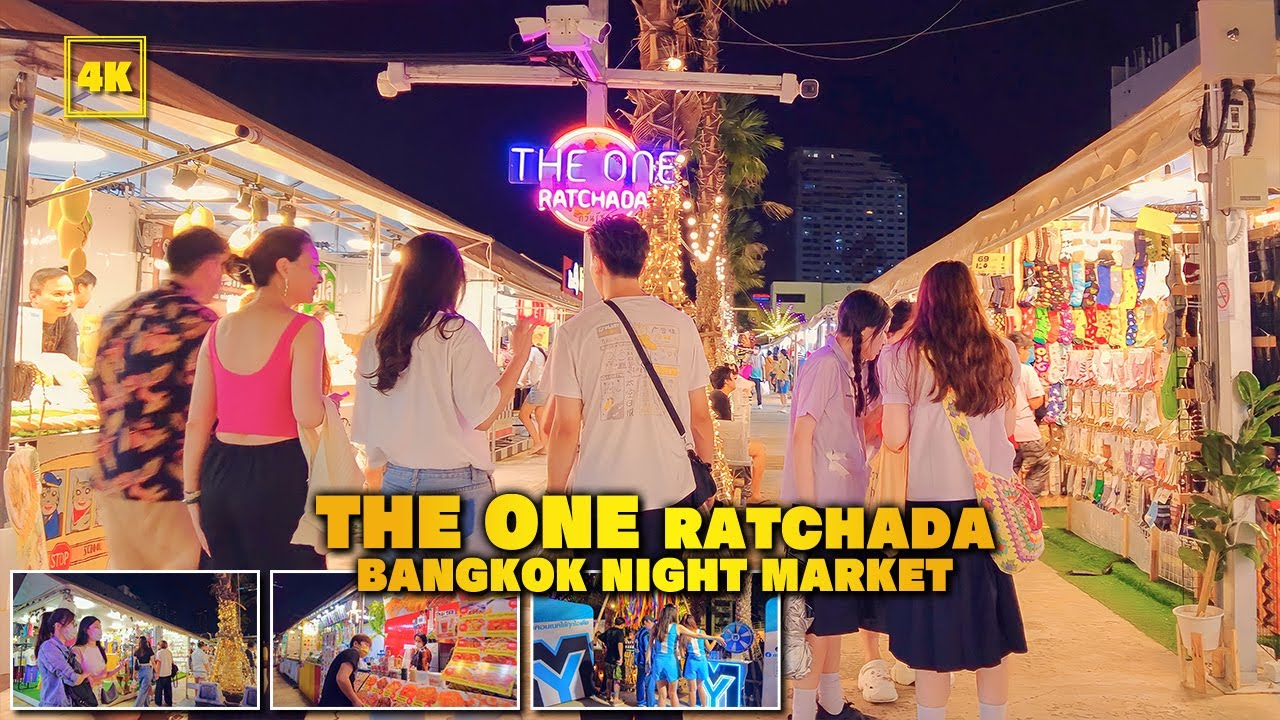 The One Ratchada Night Market / BANGKOK NEW Night Market! / August 2023 ...