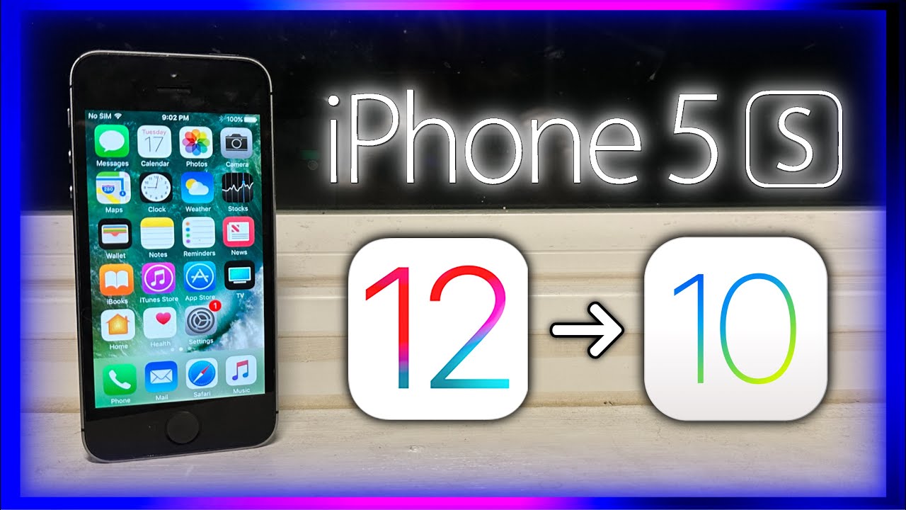 How To Downgrade an iPhone 5s to iOS 10.3.3 in 2024! - YouTube