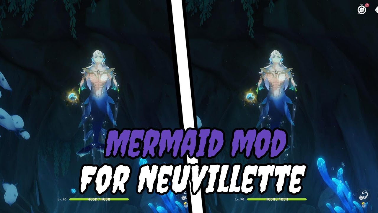 Mermaid Mod for Neuvillette -Genshin Impact! - YouTube