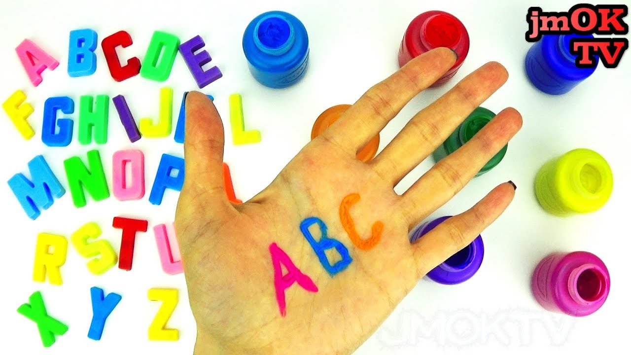 Learn ABC's with Crayola Paints. 26 letters. English Alphabet.ABC Song ...