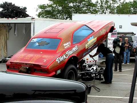 2011 Hot Rod power tour/Dickie Harrell Funny car running. - YouTube